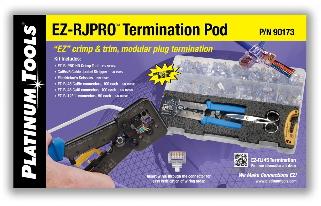 New EZ-RJPRO™ Termination Pod... simplify twisted pair terminations ...