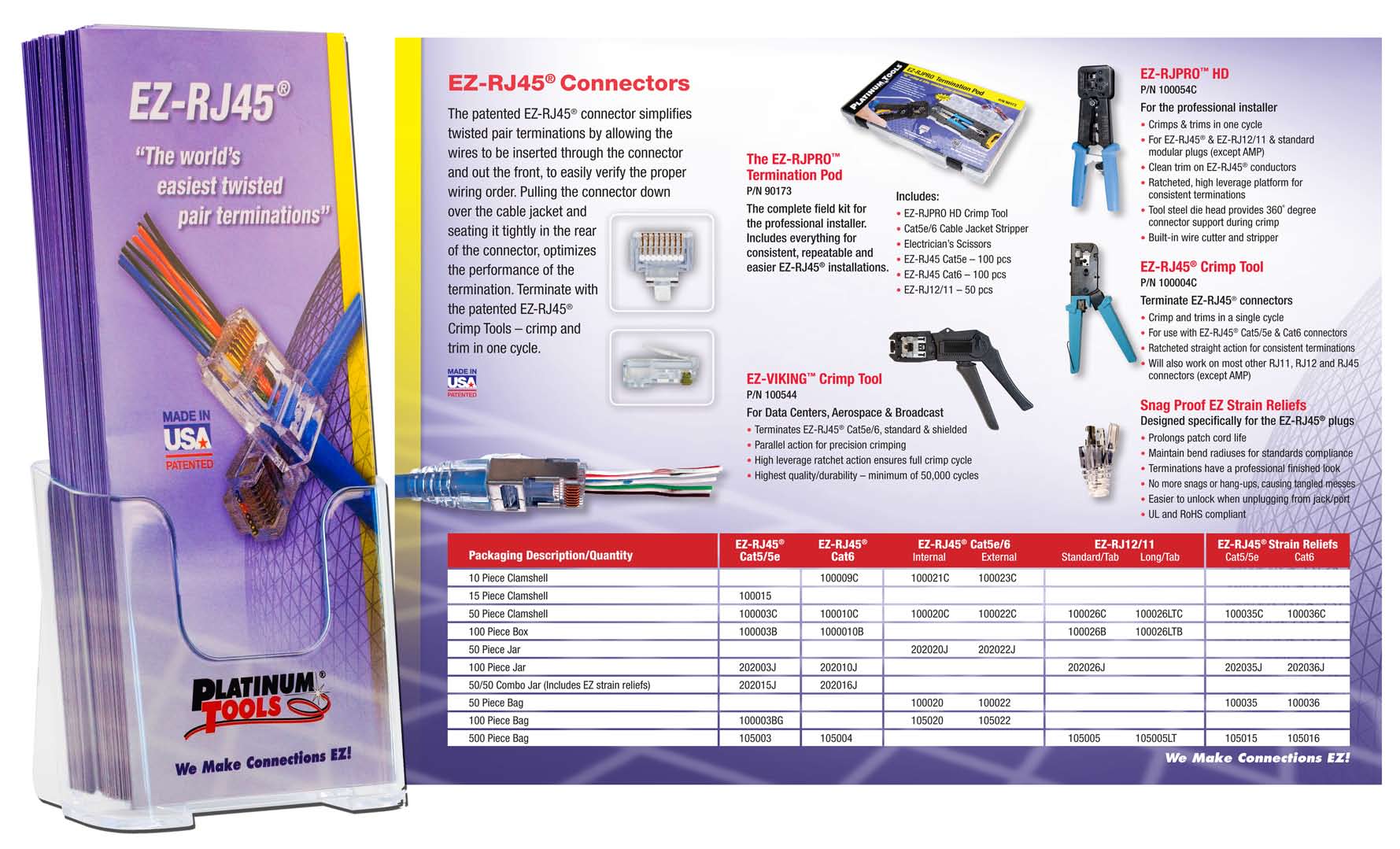 EZ-RJ45® ordering information - Platinum Tools®