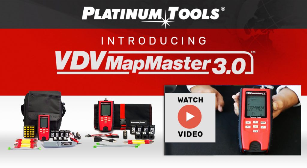 Platinum Tools Launches VDV MapMaster™ 3.0 Cable Tester - Platinum Tools®