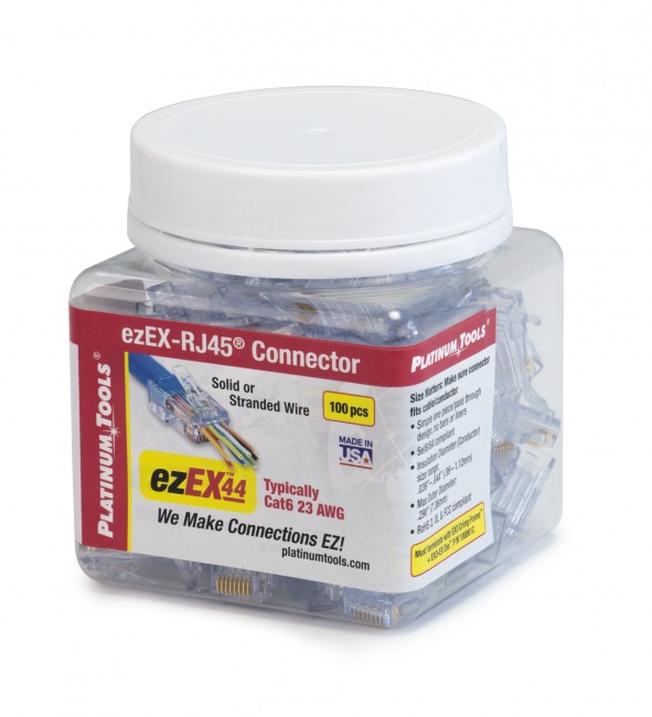 Platinum Tools® | Products | Connectors | ezEX-RJ45® Connectors | 100028C